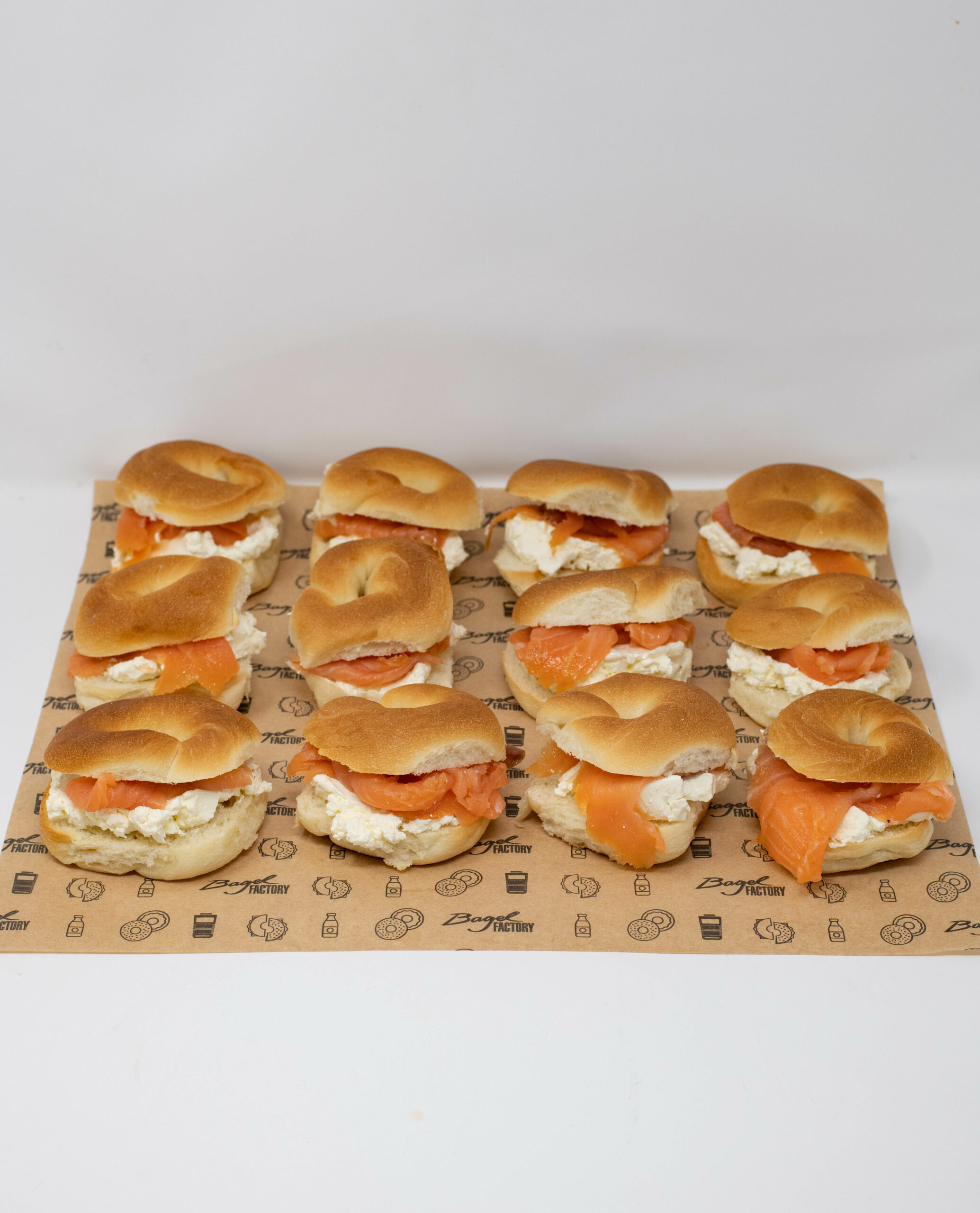 The classic Mini bagel platter - Bagel Factory