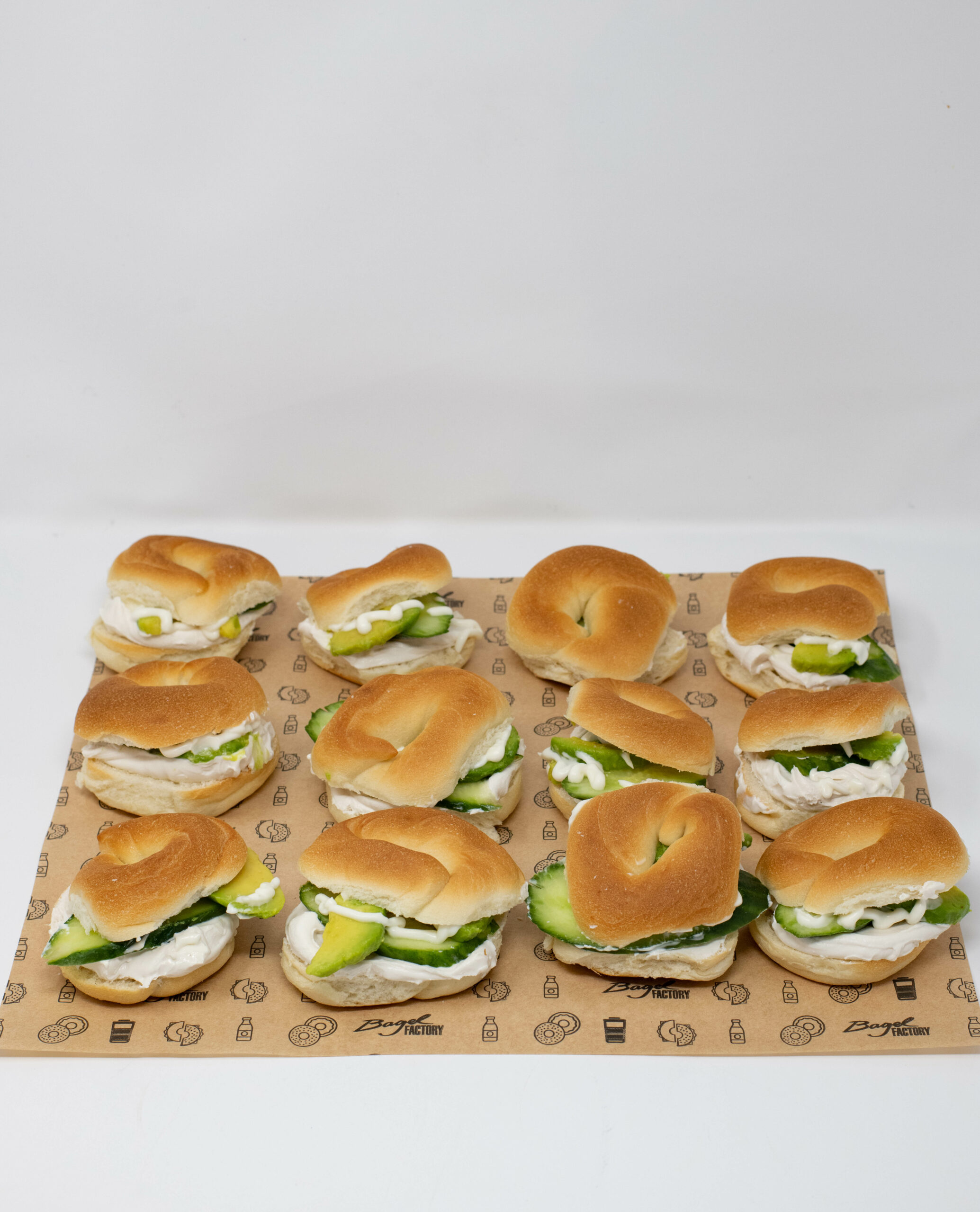 Vegan mini bagel platter - Bagel Factory