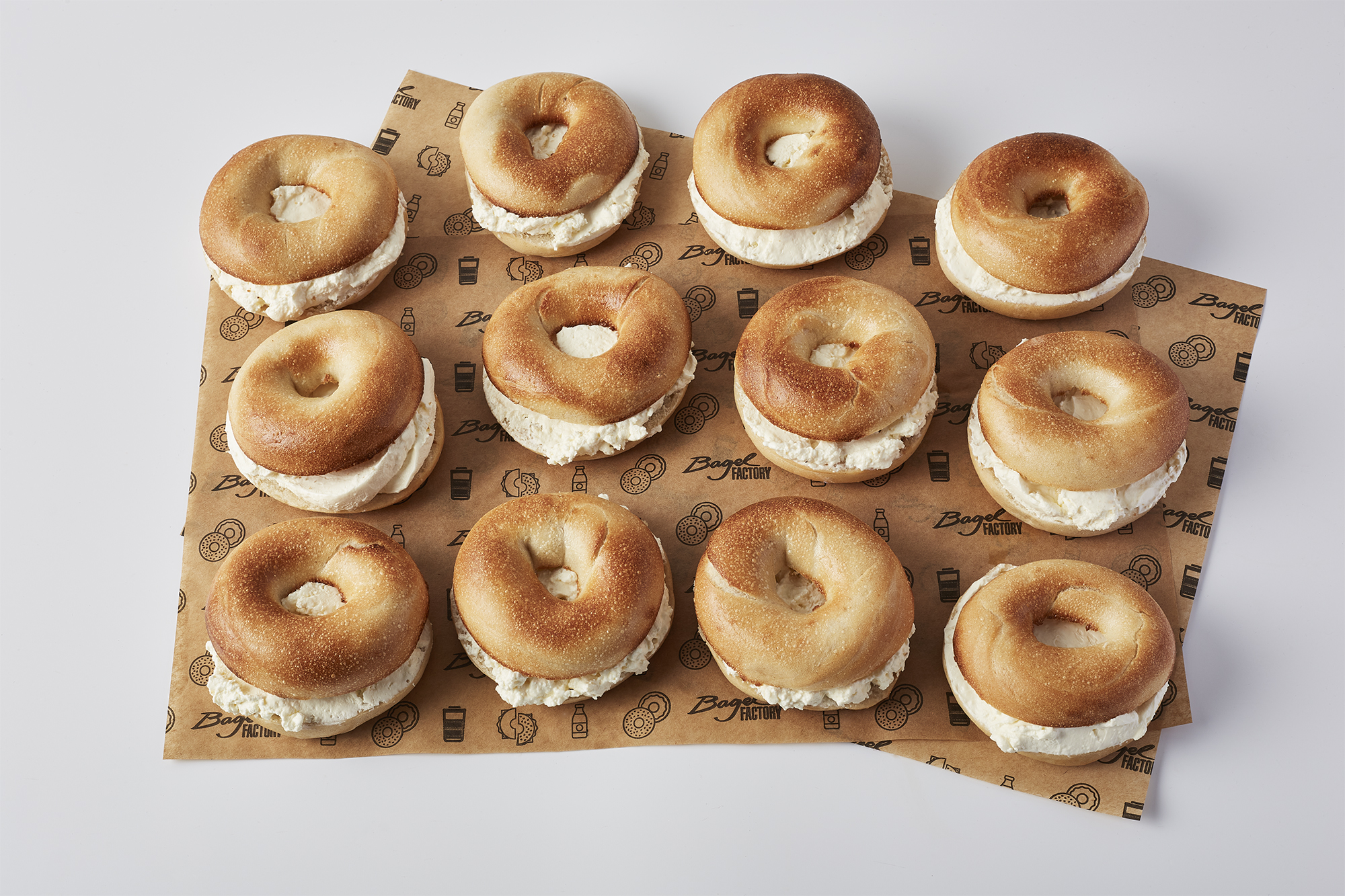 Cream cheese mini bagels - Bagel Factory